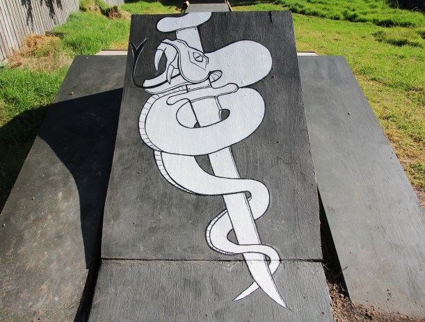 Ramp mural painting – Callum Warren